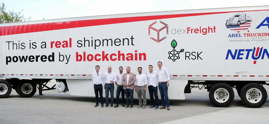 dexFreight Completes First Truckload Shipment Using Blockchain - dexFreight